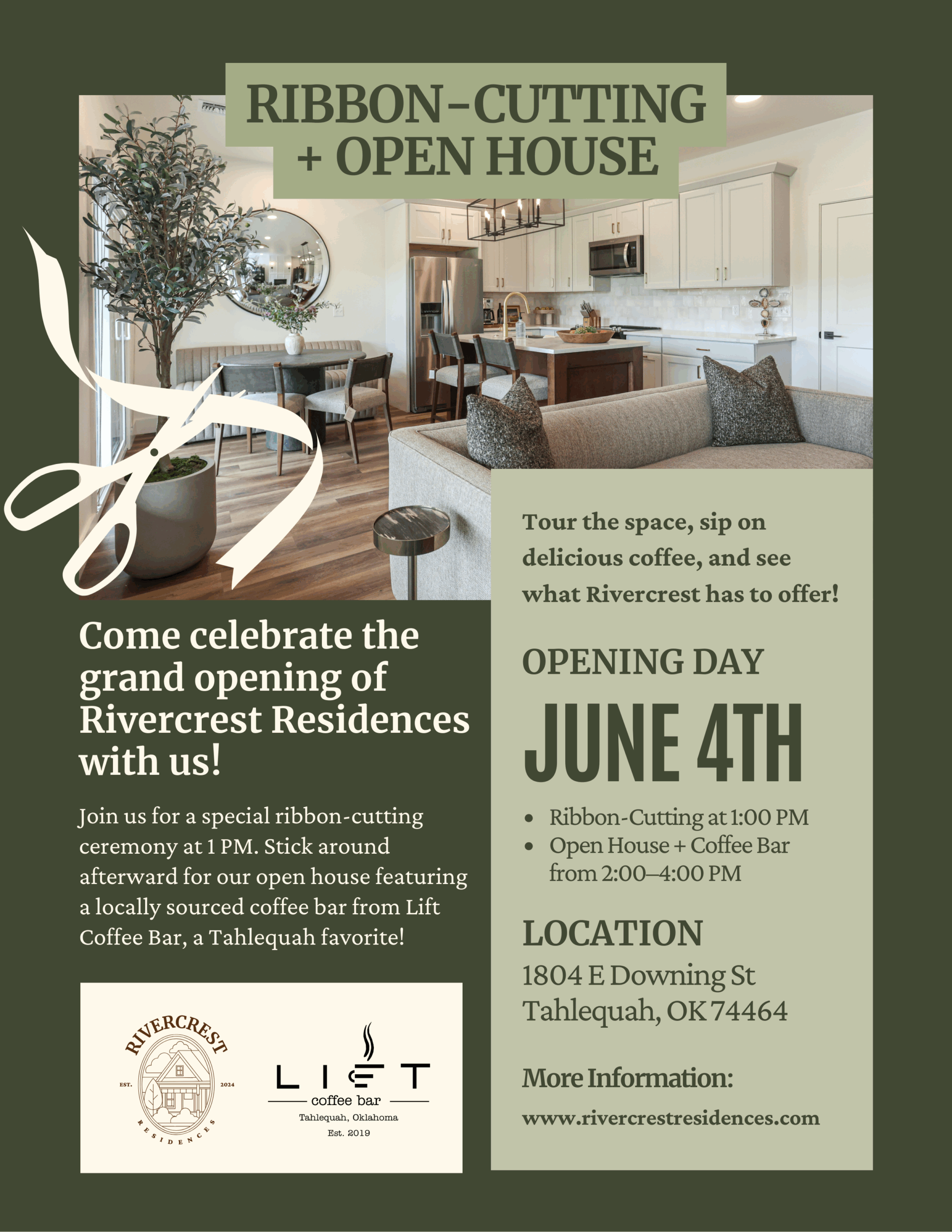 Opening Day + Ribbon Cutting - Rivercrest Residences in Tahlequah